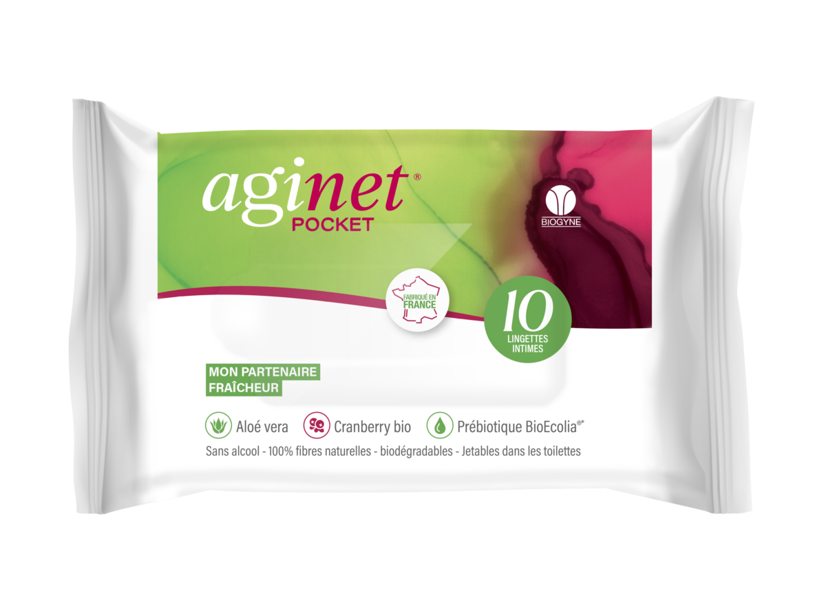 Aginet Lingettes Intimes Format Voyage - Aginax